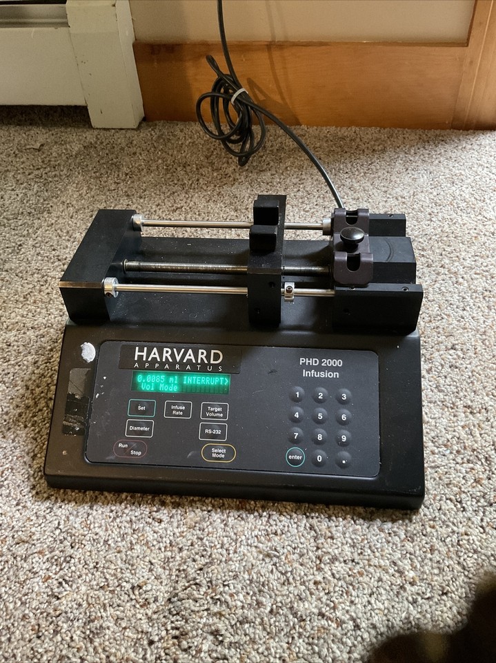 Harvard Apparatus PHD 2000 Digital Dual Syringe Infusion Pump 70-2000 ...