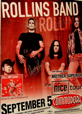 HENRY ROLLINS BAND signed TOUR Poster Signed by HENRY ROLLINS | eBay