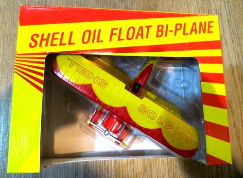 Shell OIL Diecast Float Bi-plane #P-196 - Mint In box | eBay