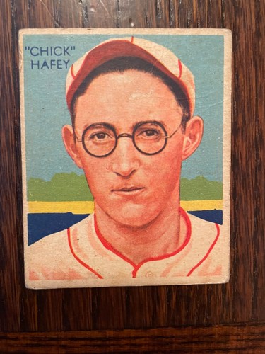 1934 DIAMOND STARS #18 CHICK HAFEY CINCINNATI REDS BASEBALL CARD G ...