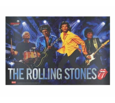 Stern THE ROLLING STONES Pinball Translite Backbox Artwork #830-52B8-00 ...