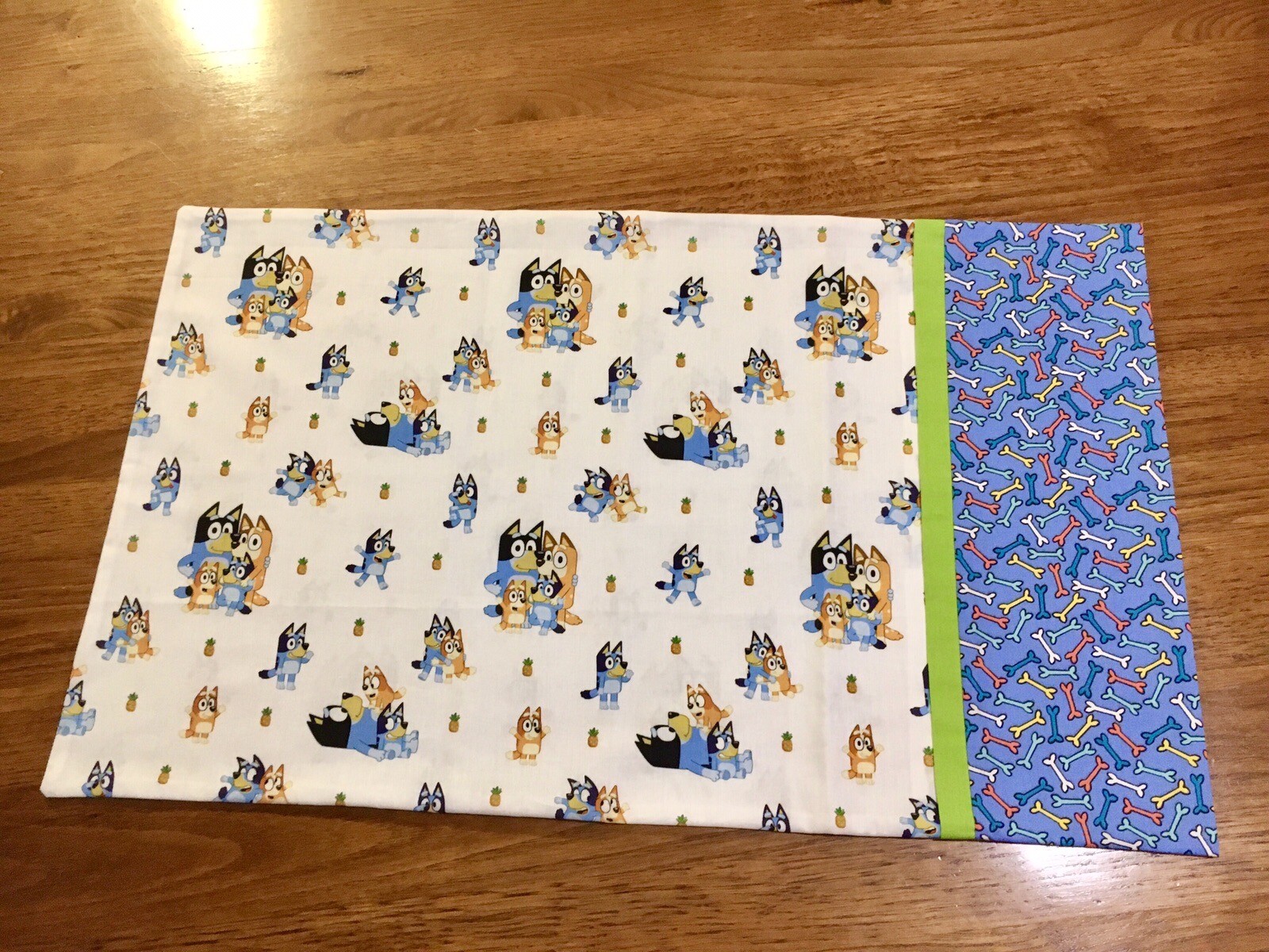 Kids Sleepover Pillowcase Bluey Bingo Bandit Chilli New Gift Handmade ...