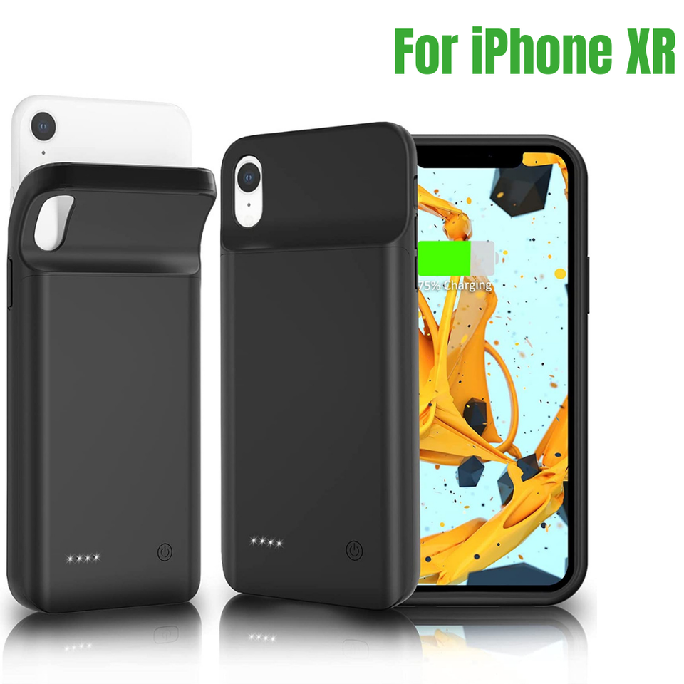 Battery Charger Case Power Bank 6800mAh For iPhone X/XS/XS Max/XR ...