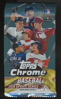 2018 Topps Chrome Update Baseball Mega Box Pack JUAN SOTO ACUNA SHOHEI ...