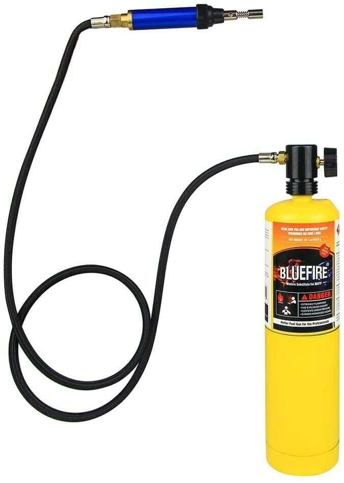 Bluefire Gas Soldering Torch Producto: BLUEFIRE 3' Hose MAPP Gas ...