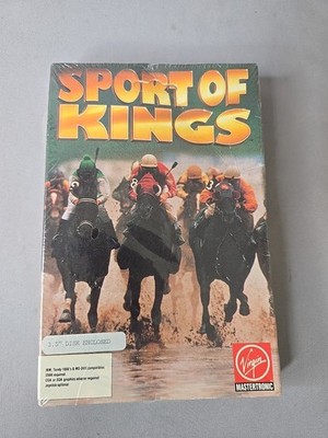 New Sealed 1990 Sport Of Kings MS-DOS PC Game Virgin Mastertronic 5.25 ...