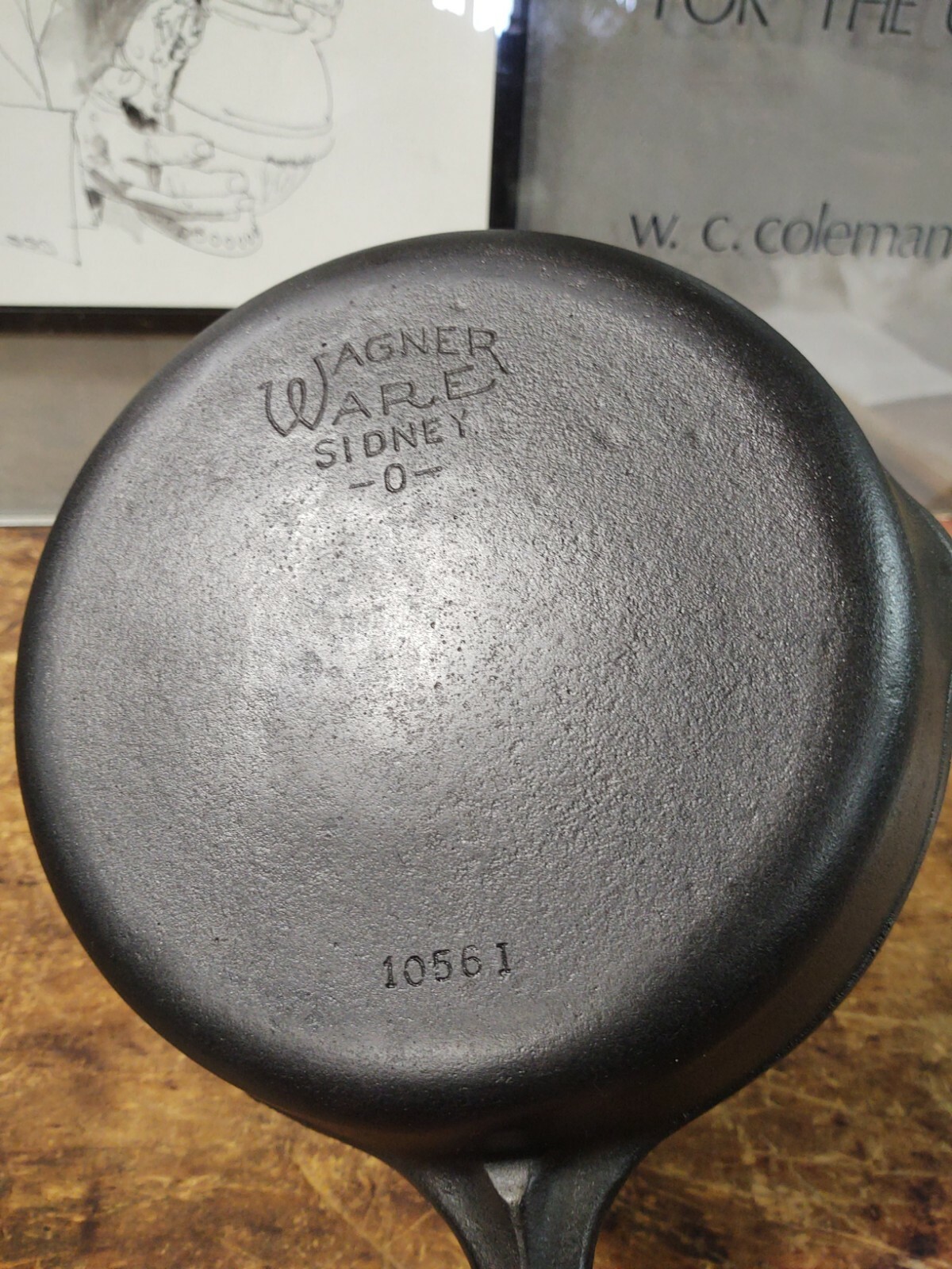 Wagner Ware No 6 Sidney -O- 1056 8" Cast Iron Skillet Cooking Frying ...