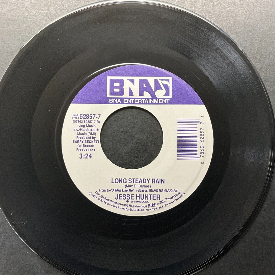 Jesse Hunter, By The Way She's Lookin' / Long Steady Run, 7" 45rpm, Vinyl NM | eBay