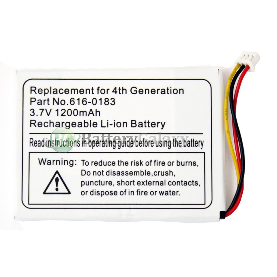 Battery For Apple iPod Classic 4th Gen Photo 20GB 30GB 40GB 60GB A1099 ...