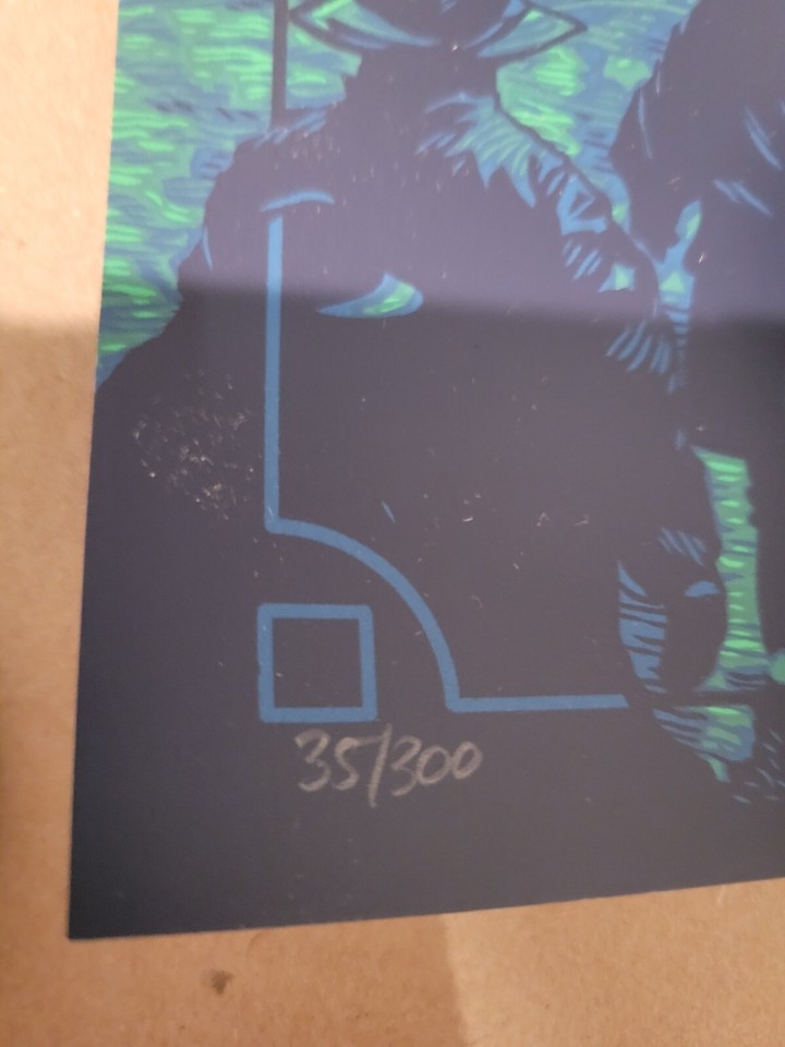 Pearl Jam FENWAY Poster AP #300 Signed 2024 BOSTON Daniel Danger ...