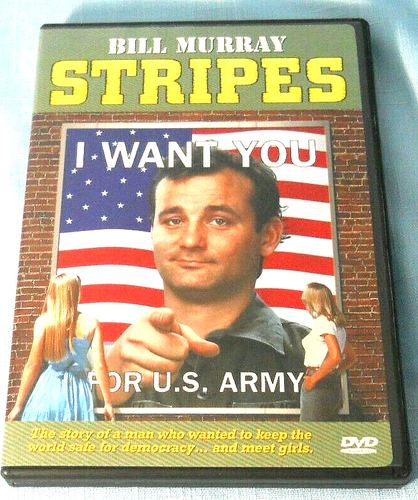 VTG STRIPES I WANT YOU FOR THE U.S. ARMY BILL MURRAY DVD IN ORIGINAL ...