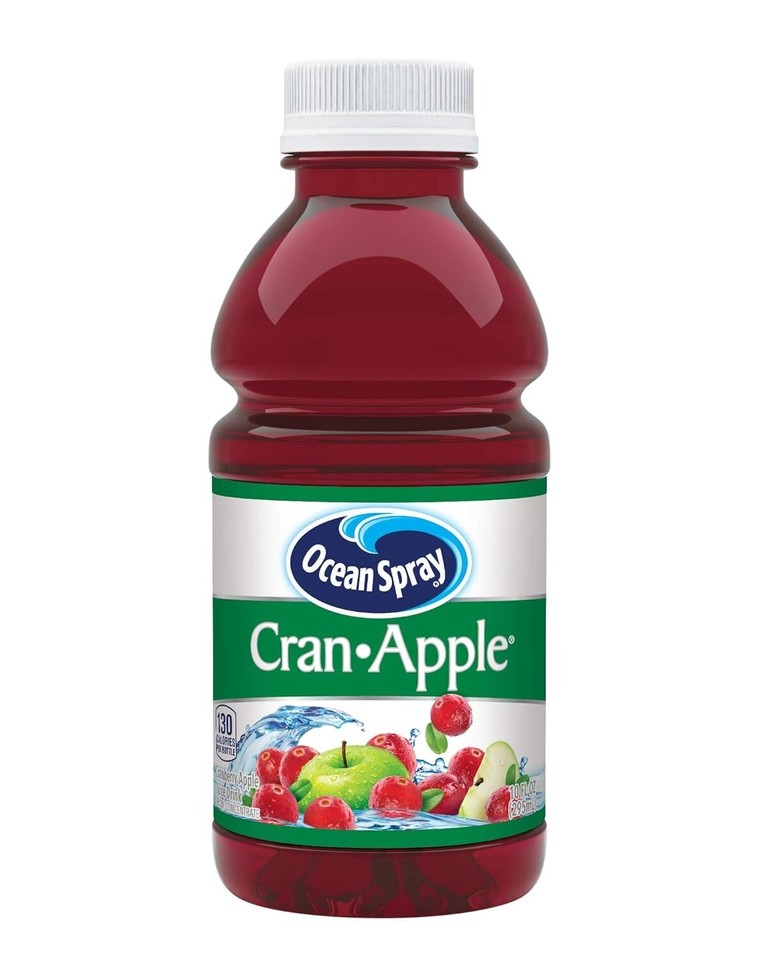 Ocean Spray Cran-Apple Cranberry Apple Juice Drinks, 10 Fl Oz (Pack of ...