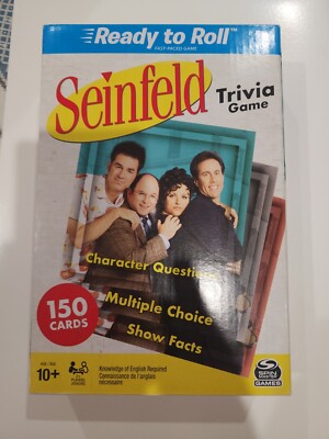 Seinfeld Trivia Game Brand New Ready To Roll (150 cards) spin master ...