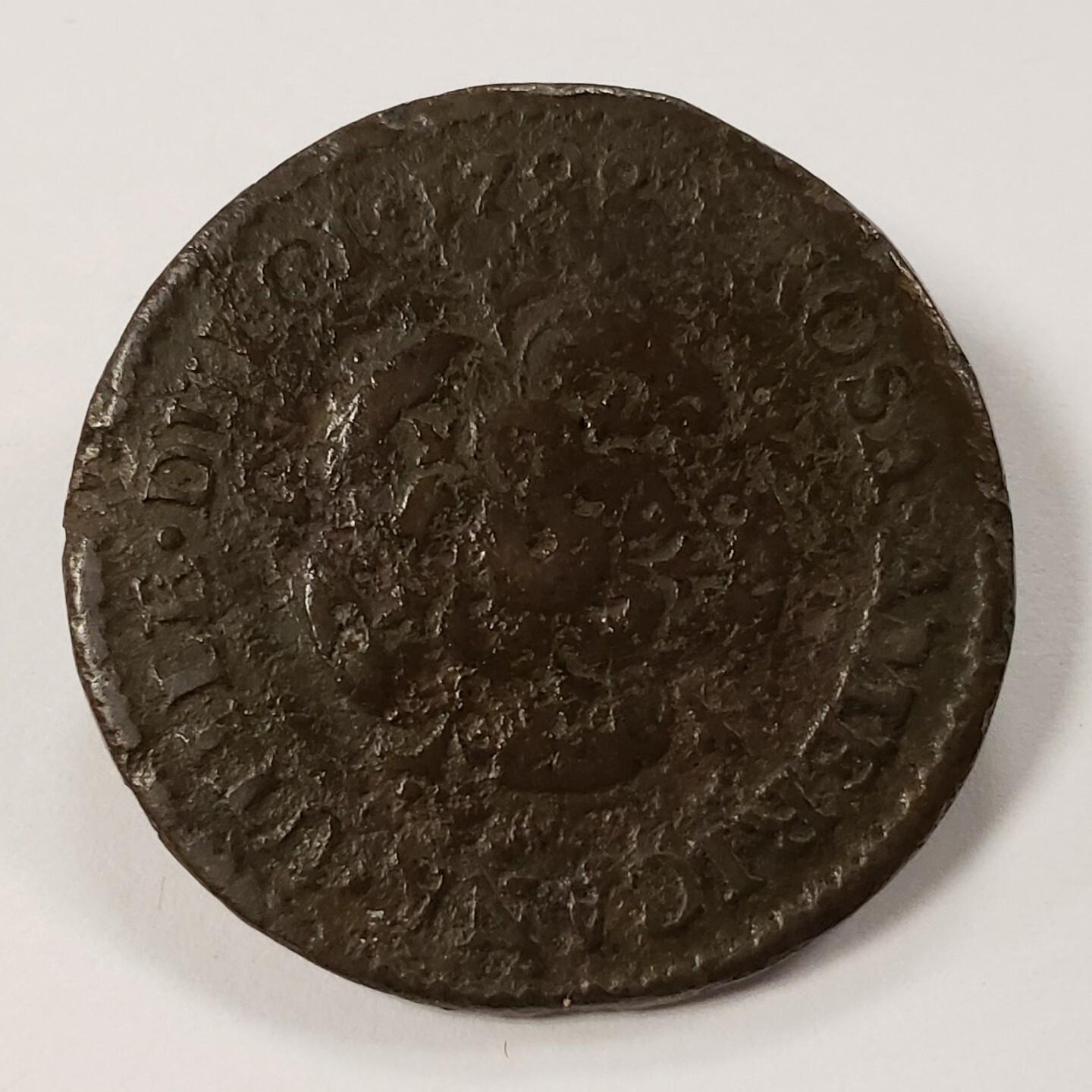 1722 USA Rosa Americana Penny - Utile Dulci - Early American Colonial ...