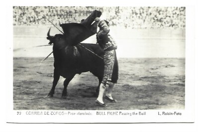 SPORT CORRIDA DE TOROS BULL FIGHT PASSING THE BULL | eBay