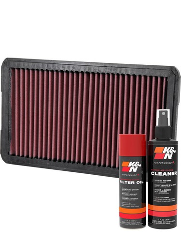 K&N Air Filter 33-2530 + Aerosol Recharge Kit fits BMW 3 Series 2.3 E30 ...