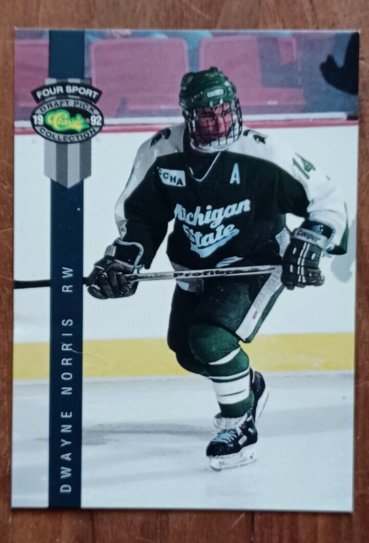 1992 Four Sport Dwayne Norris, Michigan State University Card #195 | eBay