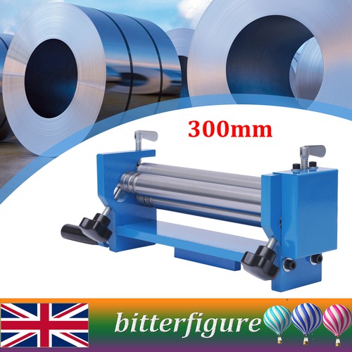 Manual Slip Roll Rolling Bender Steel Plate Bending Round Machine 300mm ...