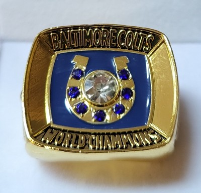 1970 Baltimore Colts JOHNNY UNITAS Super Bowl Championship Ring | eBay
