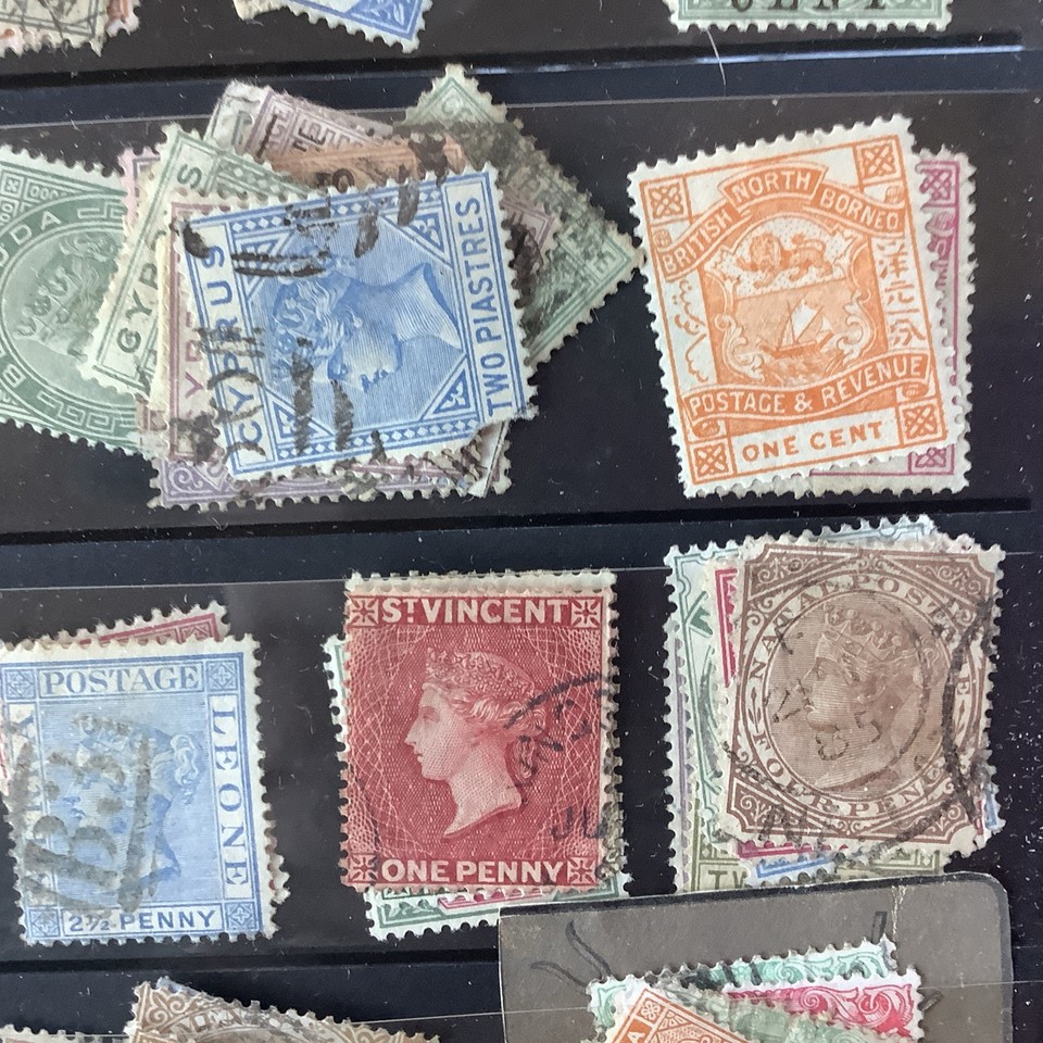 A to Z BRITISH COLONIAL 1840s-1899 CLASSIC STAMP COLLECTION from 1890s ...
