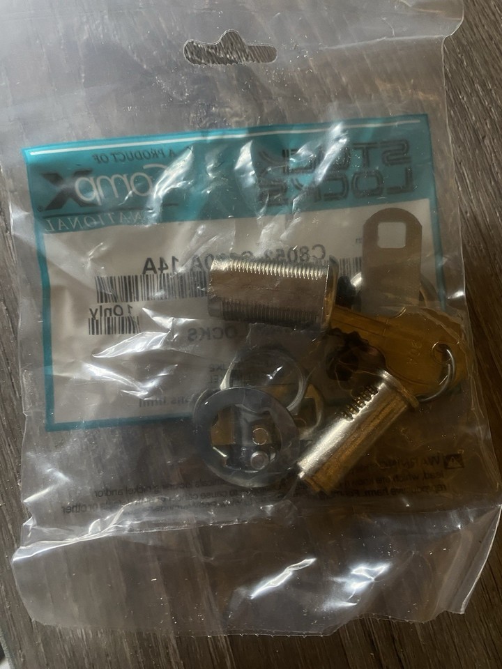 Cam Locks C8053-C390A-14A, CompX National Stock Locks, Bright Nickel | eBay