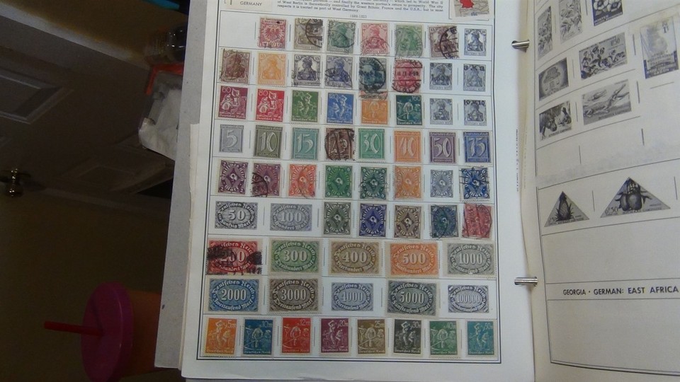 Stampsweis Germany stamp collection in Citation album est many many ...