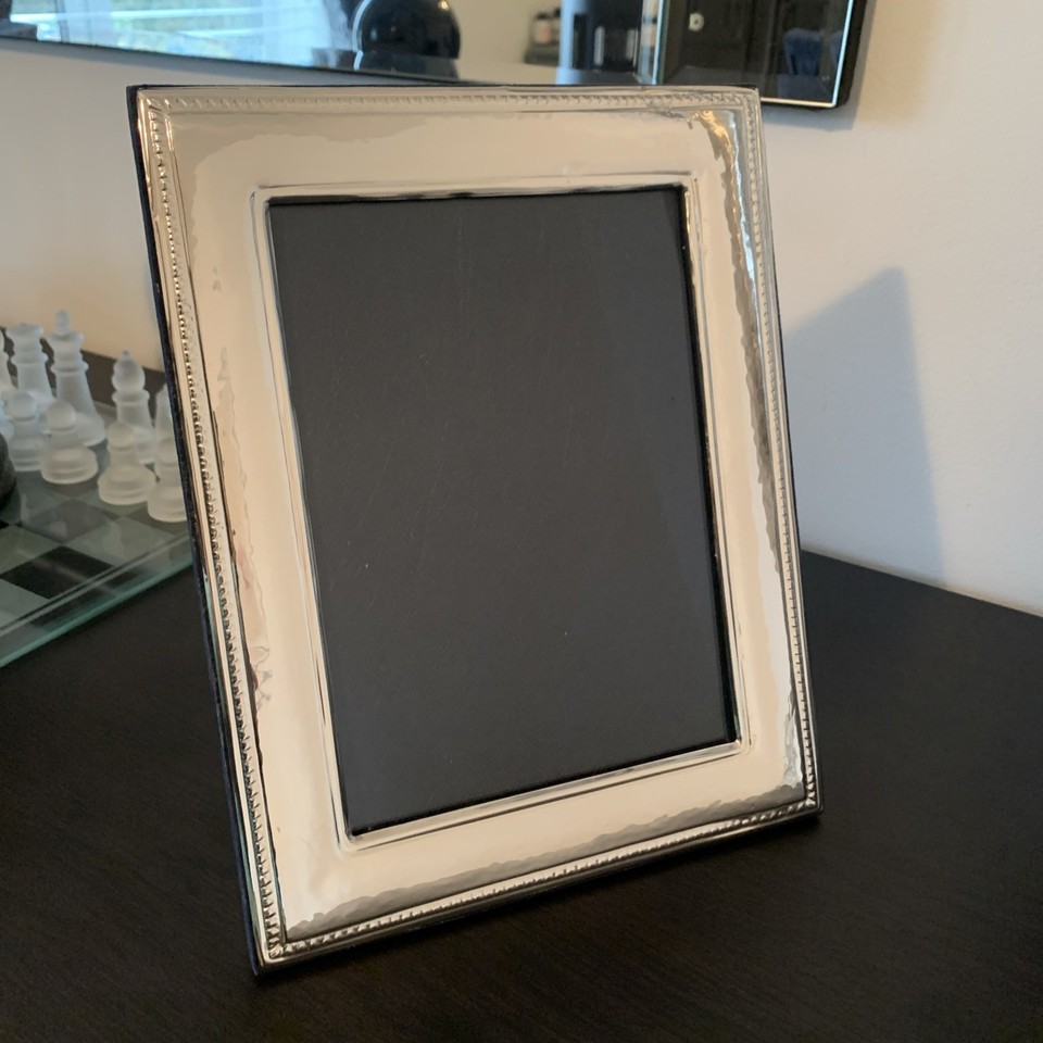 Vintage 925 Solid Silver Fronted Picture Frame Stamped Cyprus Assay ...