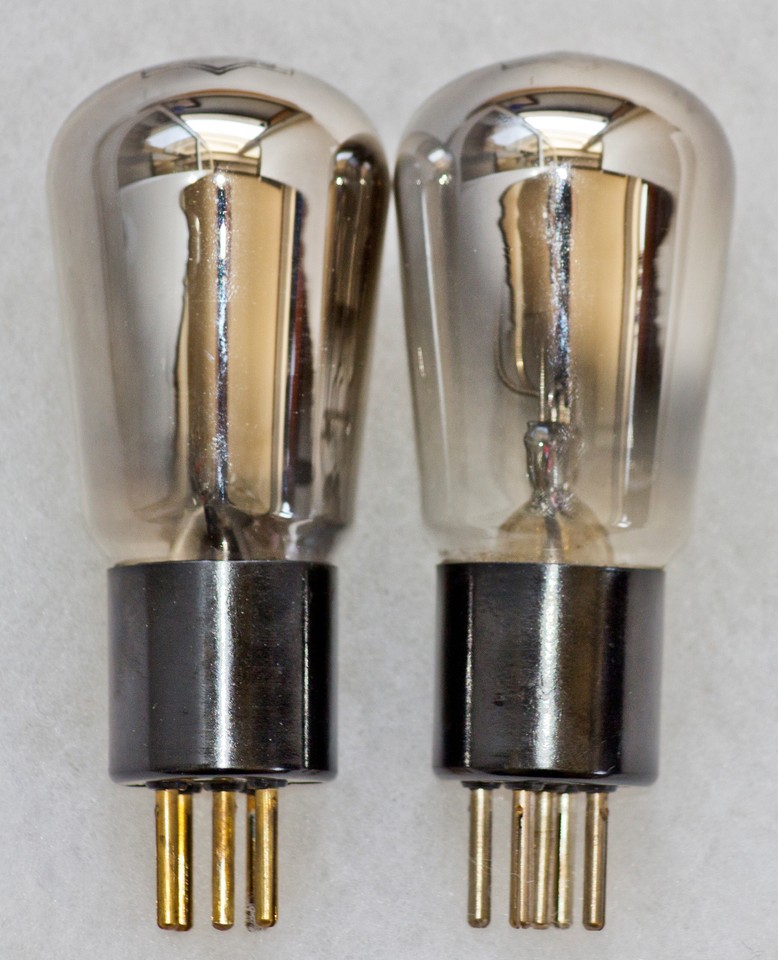 TELEFUNKEN REN1104 TRIODE TUBES PERFECTLY MATCHED PAIR 150% GERMANY ...