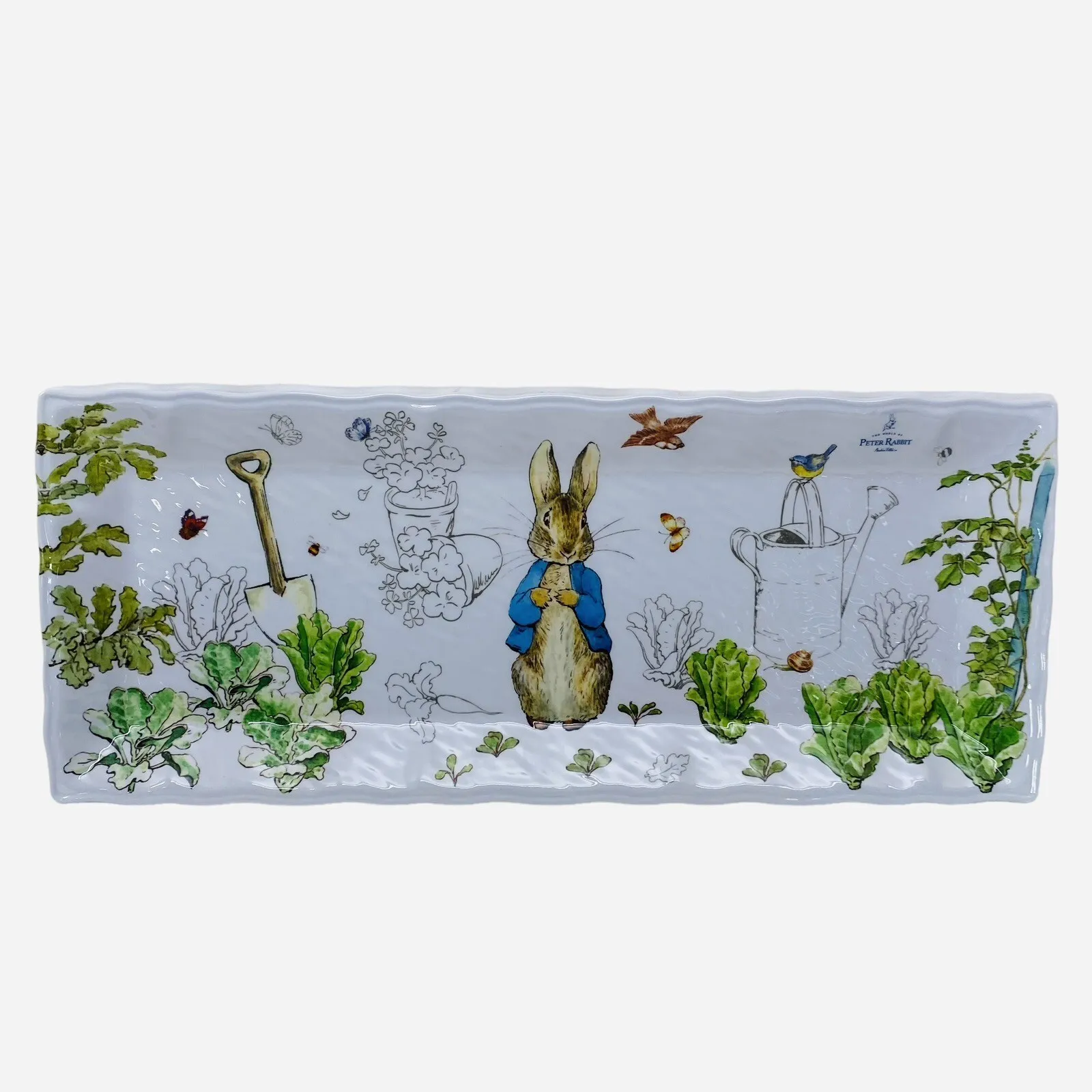 NEW Beatrix Potter Peter Rabbit Large Serving Tray Spring Easter ...