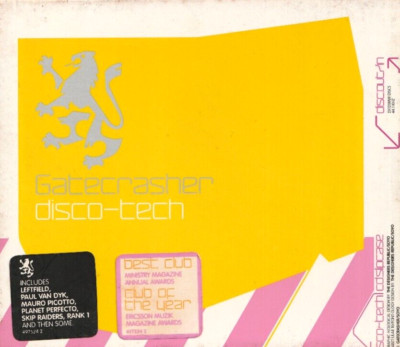 VARIOUS – Gatecrasher: Disco-Tech (2 CD, 1999) Mixed - Slipcase ...