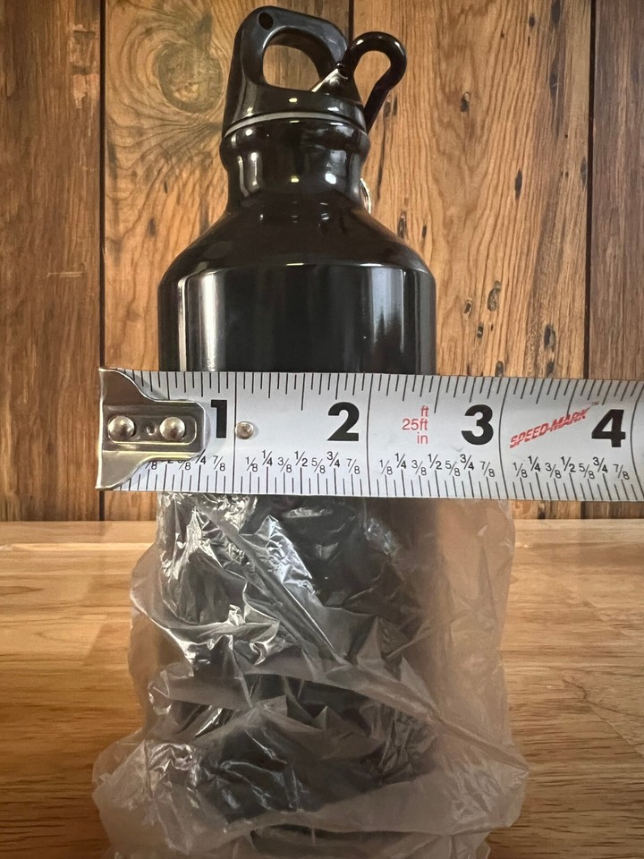 Small Aluminum Water Bottle Outdoor Sports Portable Drinking Canister W ...