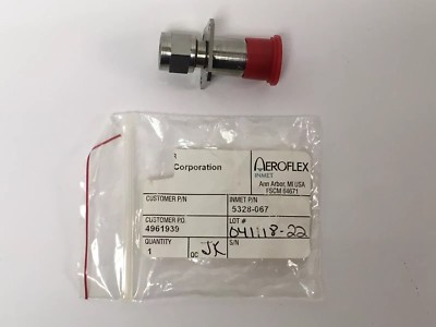NEW Aeroflex Inmet 5328-067 TNC(m) to Type N(f) Panel Mount Adapter 50 ...