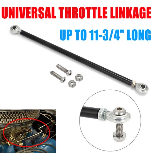 Universal Adjustable Length Throttle Linkage Bar Kit up to 11-3/4" long ...