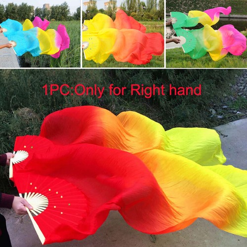Dance Fire Flag Fan Bamboo Silk Fans Veils Praise Worship Crafts ...