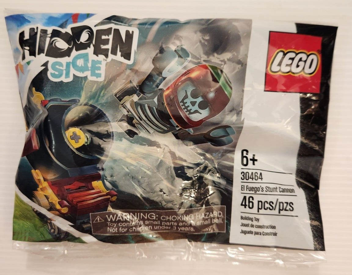NEW Legos Set 30464: Hidden Side: El Fuego's Stunt Cannon: 46 pieces ...