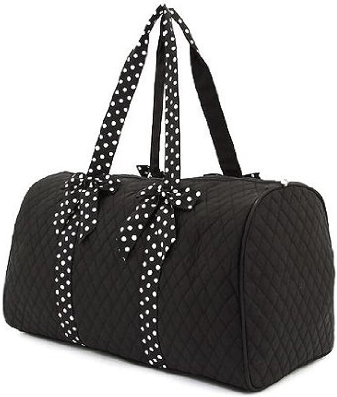 New Belle Voir Large Travel Duffle Bag in 3 Colors Black, Black Pink ...