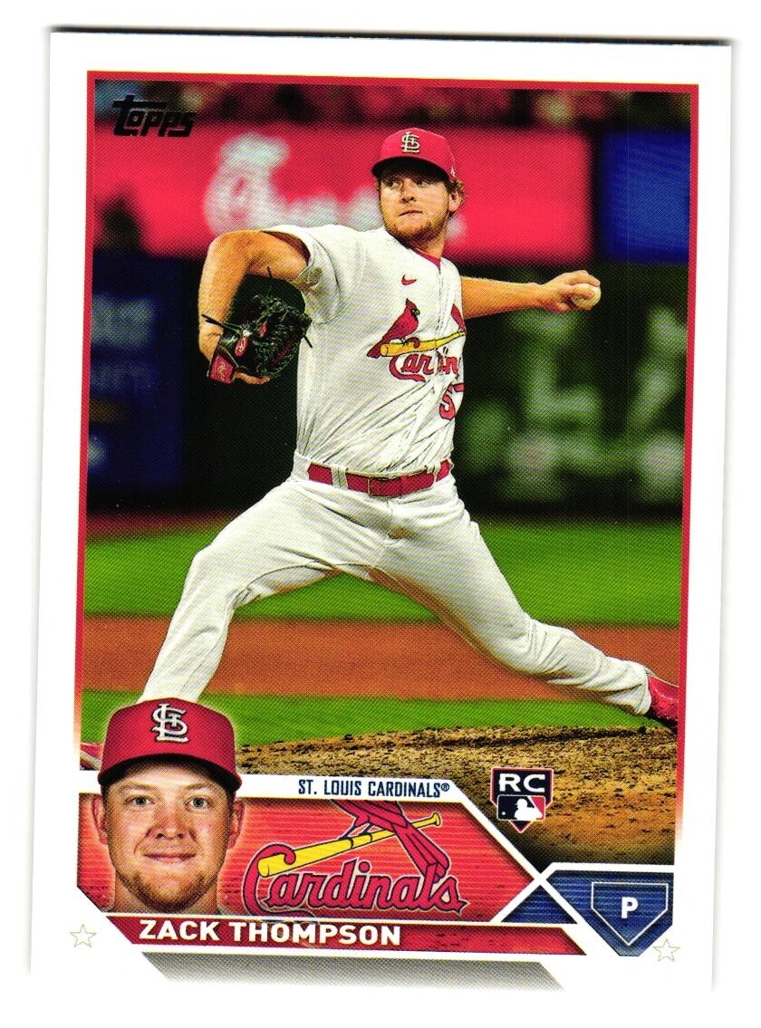 2023 Topps # 34 Zack Thompson St. Louis Cardinals Rookie | eBay