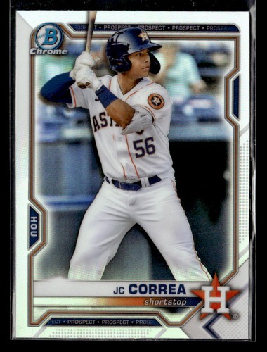 2021 Bowman Draft #BDC-29 JC Correa Chrome Refractor Card Houston ...