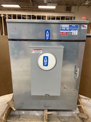 AMP Metered Current Transformer Cabinet 600V 200A 3PH 4W model CT2-4L ...