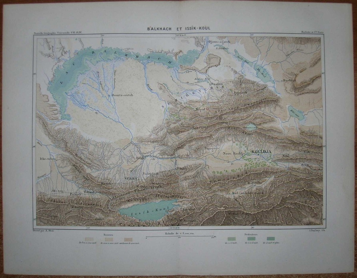 Lake Balkhash On World Map