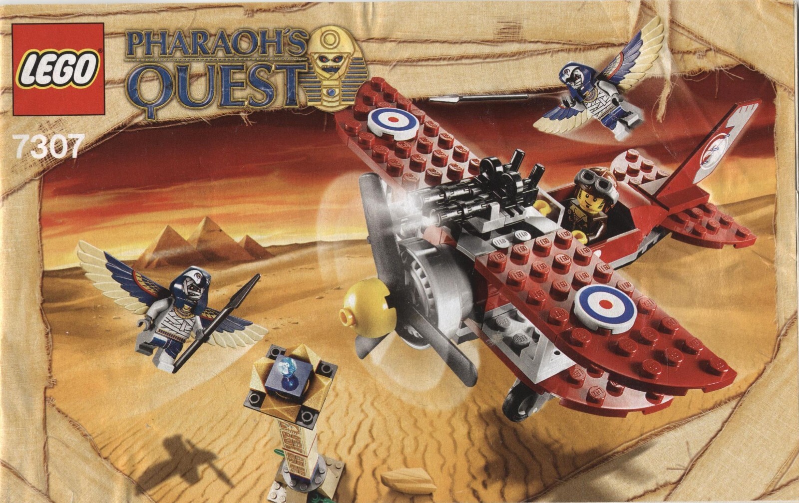 Lego Pharaoh´s Quest # 7307 Flying Mummy Attack - Bauanleitung (keine ...