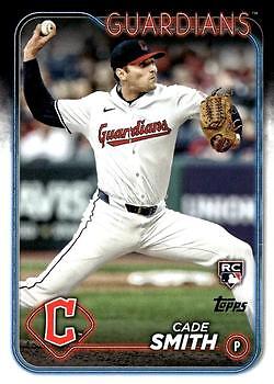 2024 Topps Update #US134 Cade Smith Cleveland Guardians Rookie Card RC ...