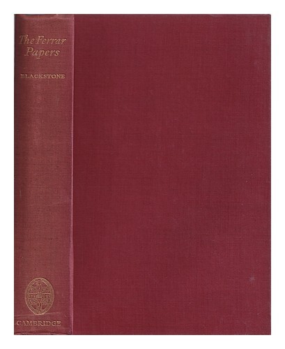 KIRALFY, A. K. R. (ALBERT KENNETH ROLAND) (1915-). PLENDER, RICHARD ...