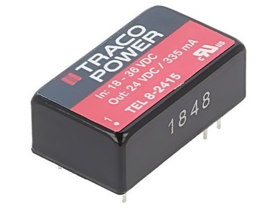 TEL 8-2422 Convertitore: DC/DC 8W UEing: 18-36VDC Uscita: 12VDC UAusg2 ...