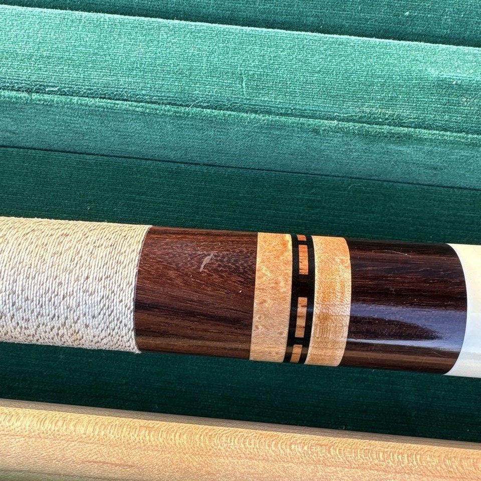 Vintage ADAM Helmstetter Cue 4 Point with Case Japan Made Used | eBay