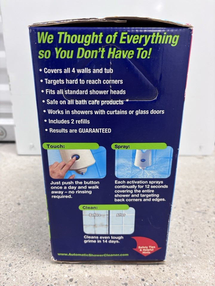 SCRUBBING BUBBLES Automatic Shower Cleaner Sprayer Kit TWO 34 oz ...