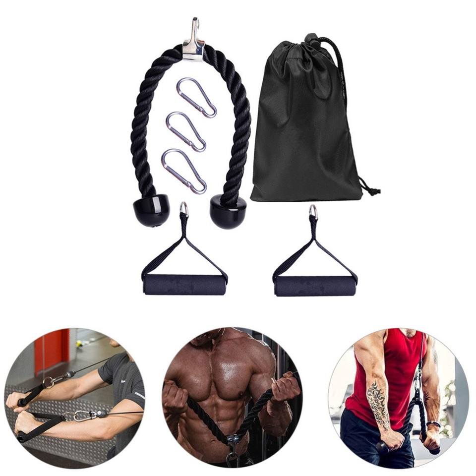 Sports Equipment Pull-down Cables Exercise Battle Rope Gym Workout | eBay