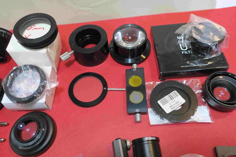 Misc camera lens and Olympus microscope parts lot | eBay