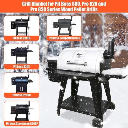 Grill Thermal Insulated Blanket for Pit Boss 800, Pro 820 and Pro 850 ...