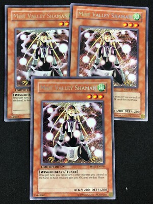 YUGIOH MIST VALLEY SHAMAN HA01-EN005 SECRET X3 NM | eBay